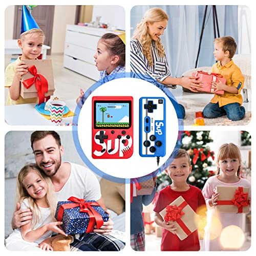 Retro Game Console,Handheld Game Machine Built-in 400 Classical Old Games 2.8inch Color Screen Support TV Output , Gift for Kids, Adults Portable Nostalgic Arcade,Mini Video Game