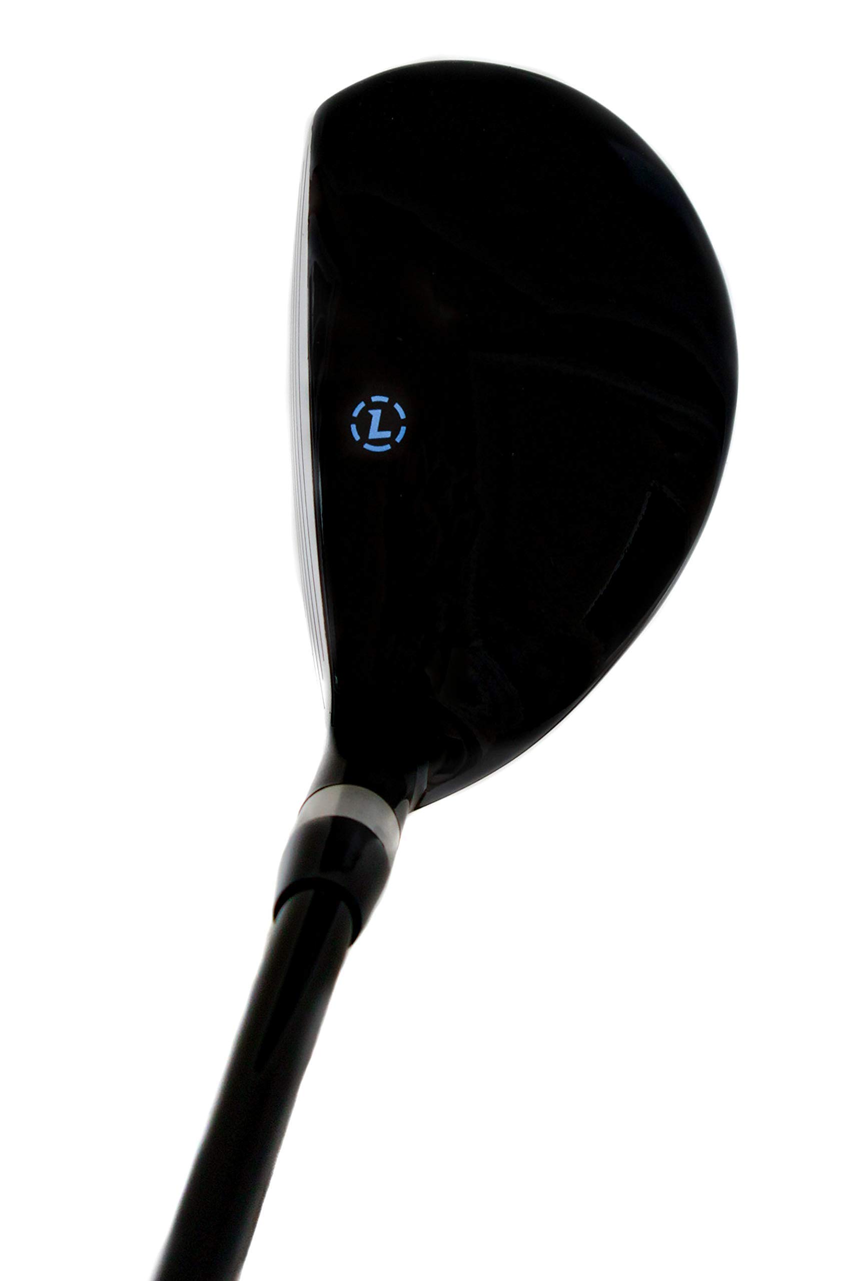 LAZRUS GOLF Premium Hybrid Golf Clubs for Men - 2,3,4,5,6,7,8,9,PW Right Hand & Left Hand Single Club, Graphite Shafts, Regular Flex (Silver Right Hand, 6, RH, Silver Single)