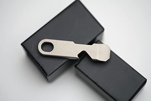 QuickPry Bottle Opener Mini Everyday Carry Pry Bar Tool, For Camping, Cleaning, And Simple Everyday Tasks, Keychain Carry Tool
