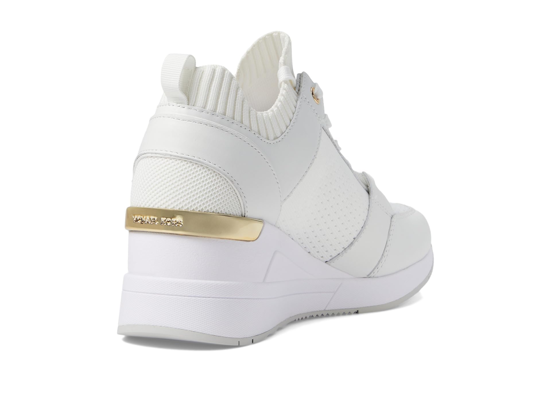 Michael Kors Georgie Knit Trainer Optic White 7 M