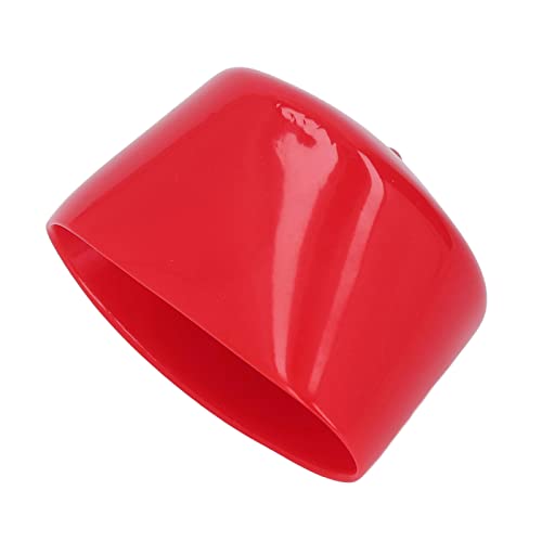 Screw End Cap, PVC Thread Protector Red Stable 60mm Diameter Flame Retardant for Hydraulic Pipe Joints