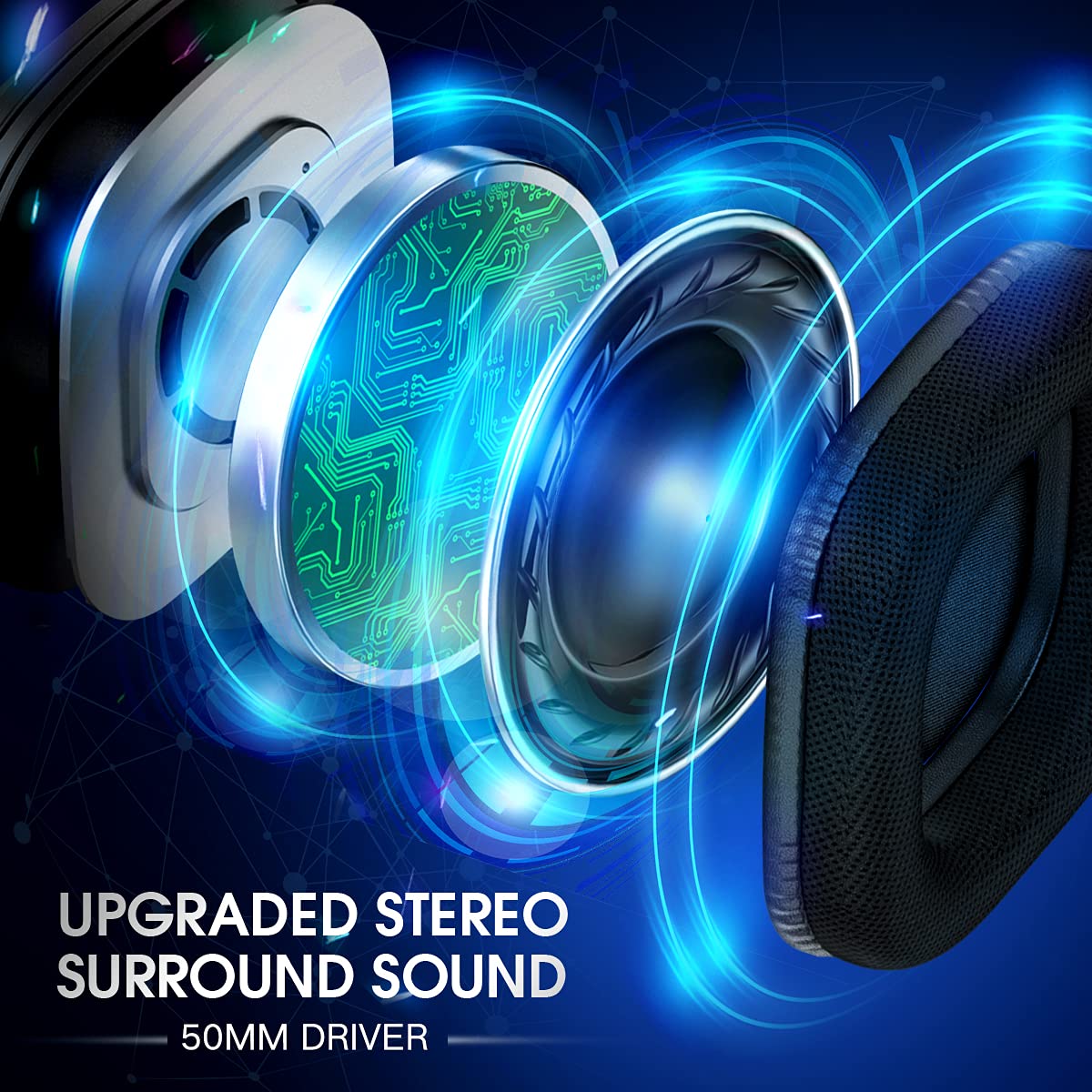 nulliplex Gaming Headset Xbox one Headset with Mic Stereo Gaming Headset, Noise Immunity Swivel Mic & LED Light, Suspension Headband PS4 VR Headphone Compatible with PC PS5 Xbox One (Rice White)