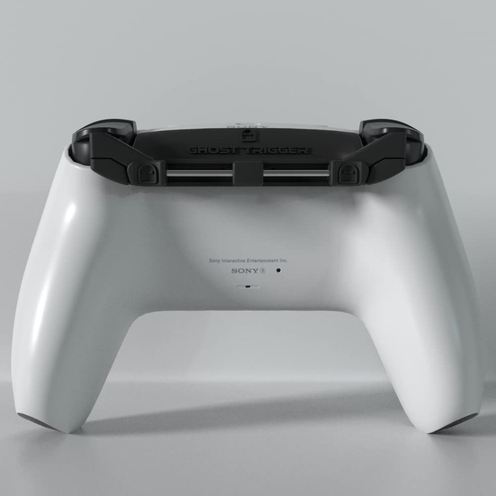 NEW Ghost Trigger Stops | Custom Retractable Trigger Stops for PlayStation 5 (PS5) Dual Sense Controller | Black