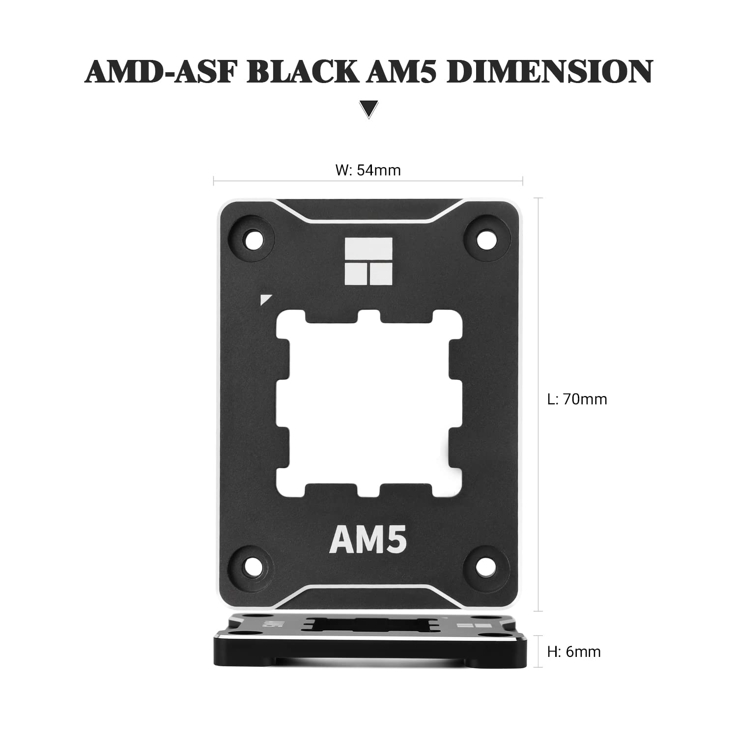 Thermalright ASF-RED AM5 CPU Holder, Corrective Anti-Bending Fixing Frame, AM5 Full-fit Fixed Non-Marking Mounter, AM5 Anti-Bending Contact Frame, CPU Cooler Standard