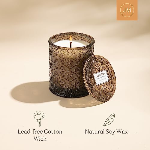 LA JOLIE MUSE Scented Candle, Grapefruit Leaves Scented Candle, Natural Soy Candle for Home Scented, 50 Hours Long Burning Time