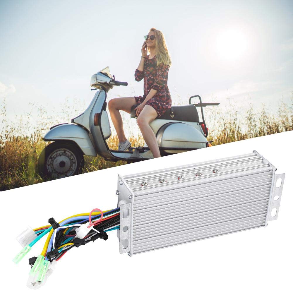 Junluck Motor Brushless Controller + LCD Display, Waterproof LCD Display Panel 5 Gear Adjustable Electric Bicycle E-Bike Scooter Brushless Controller Kit(1000W 48V)
