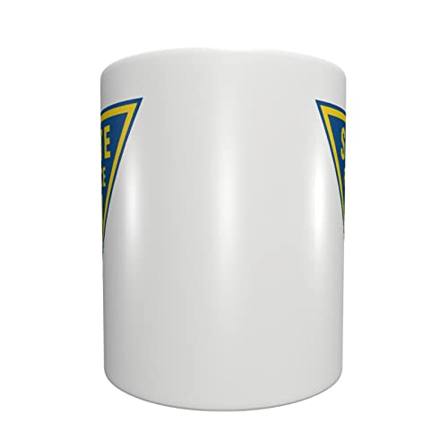 Nj State Police Porcelain Coffee Mugs, Classic Ceramic Cup For Tea Latte Cappuccino