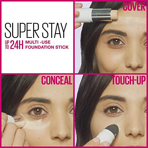 Maybelline New York Super Stay Foundation Stick for Normal To Oily Skin, Deep Bronze, 0.25 Ounce (Pack of 2)