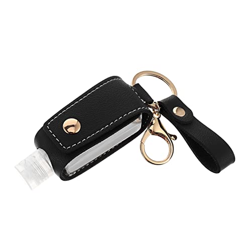 SOIMISS 1 Set Case Ornament Container Empty Keychain Bottles Mini Portable Toiletry Mini Portable Hand Mini Key Ring Travel Leather Bags