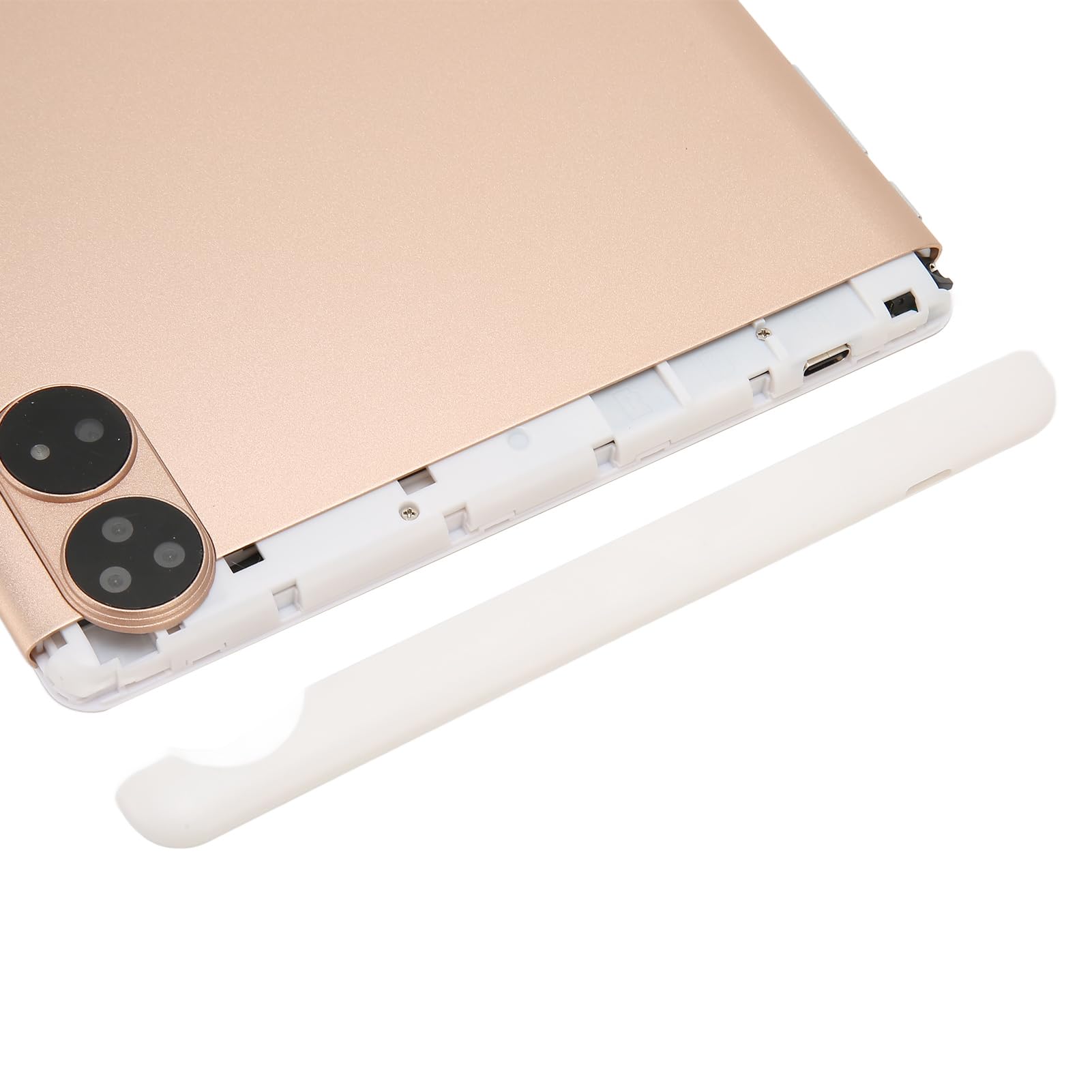 MAVIS LAVEN Tablet PC, 6GB RAM 128GB ROM Octa Core Processor HD Tablet 4G Network Dual Speakers Multifunction for Work for Entertainment (Gold)