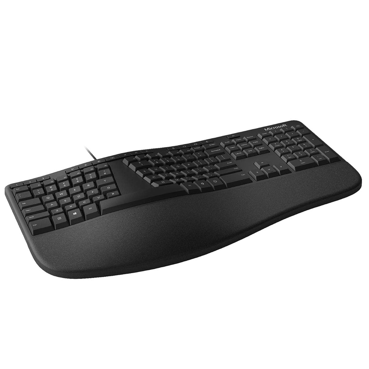 Microsoft Ergonomic Desktop Keyboard and Mouse Combo for Business, Matte Black
