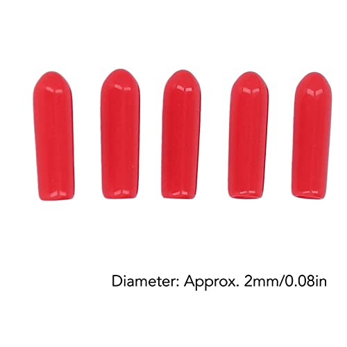 Thread, Oil Proof Flexible PVC Flame Retardant Screw End Cap for Flanges(2mm/0.08in)
