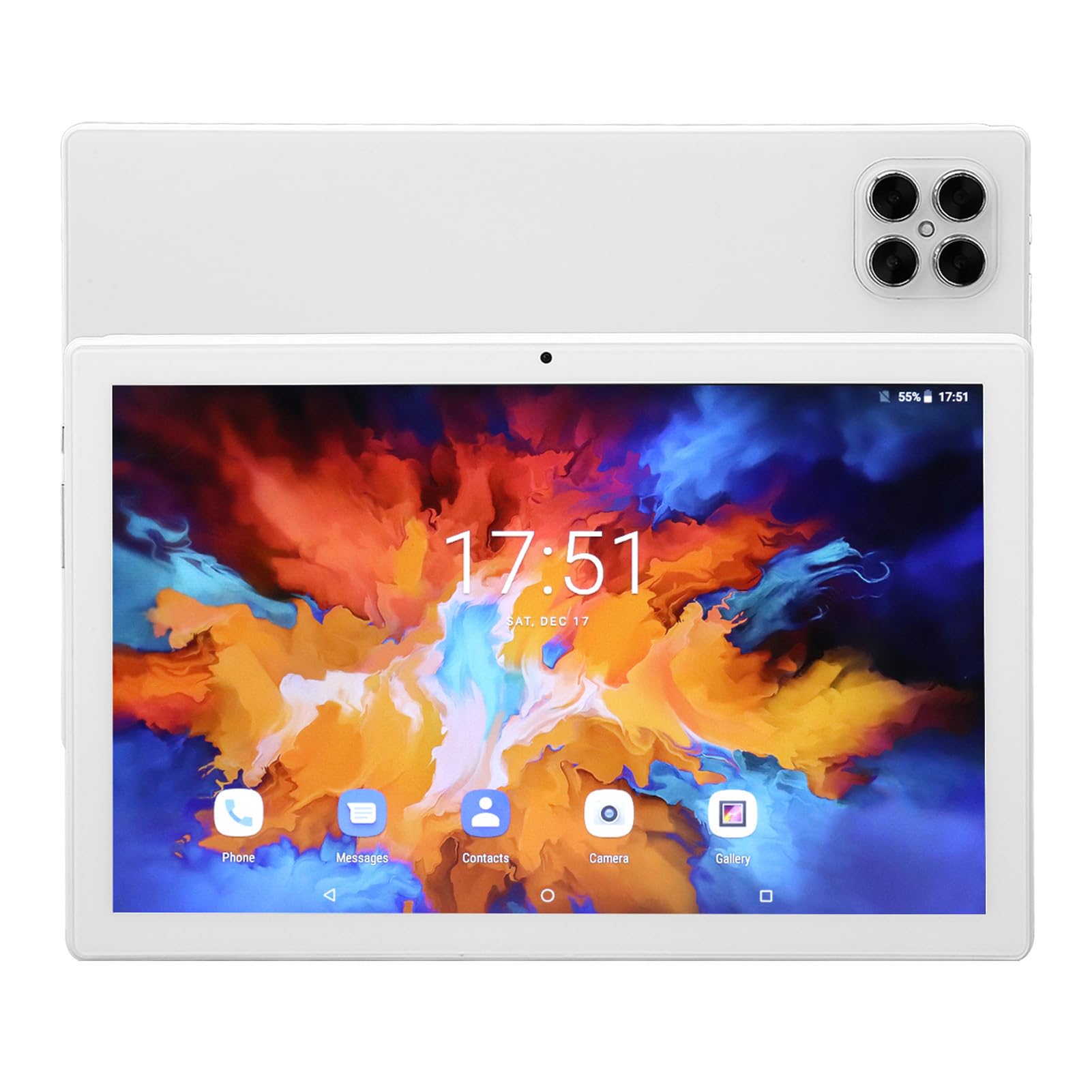 MAVIS LAVEN Tablet Computer, US Plug 100‑240V 4GLTE 5G Dual WiFi 10.1 Inch 2 in 1 Tablet with Keyboard Mouse for Android 11 for Travel (#1)