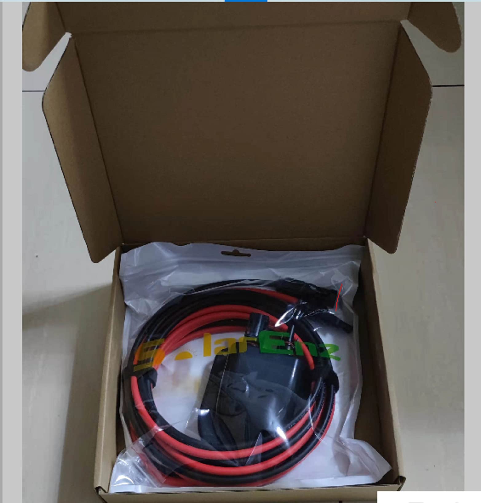 Solar Weatherproof Entry Gland Entry Housing, Through RV roof Solar Junction Box ABS Entry housing with 10Ft 10AWG Solar Extension Cable Solar Connector Solar Project on RV, Camper, Boat, Van