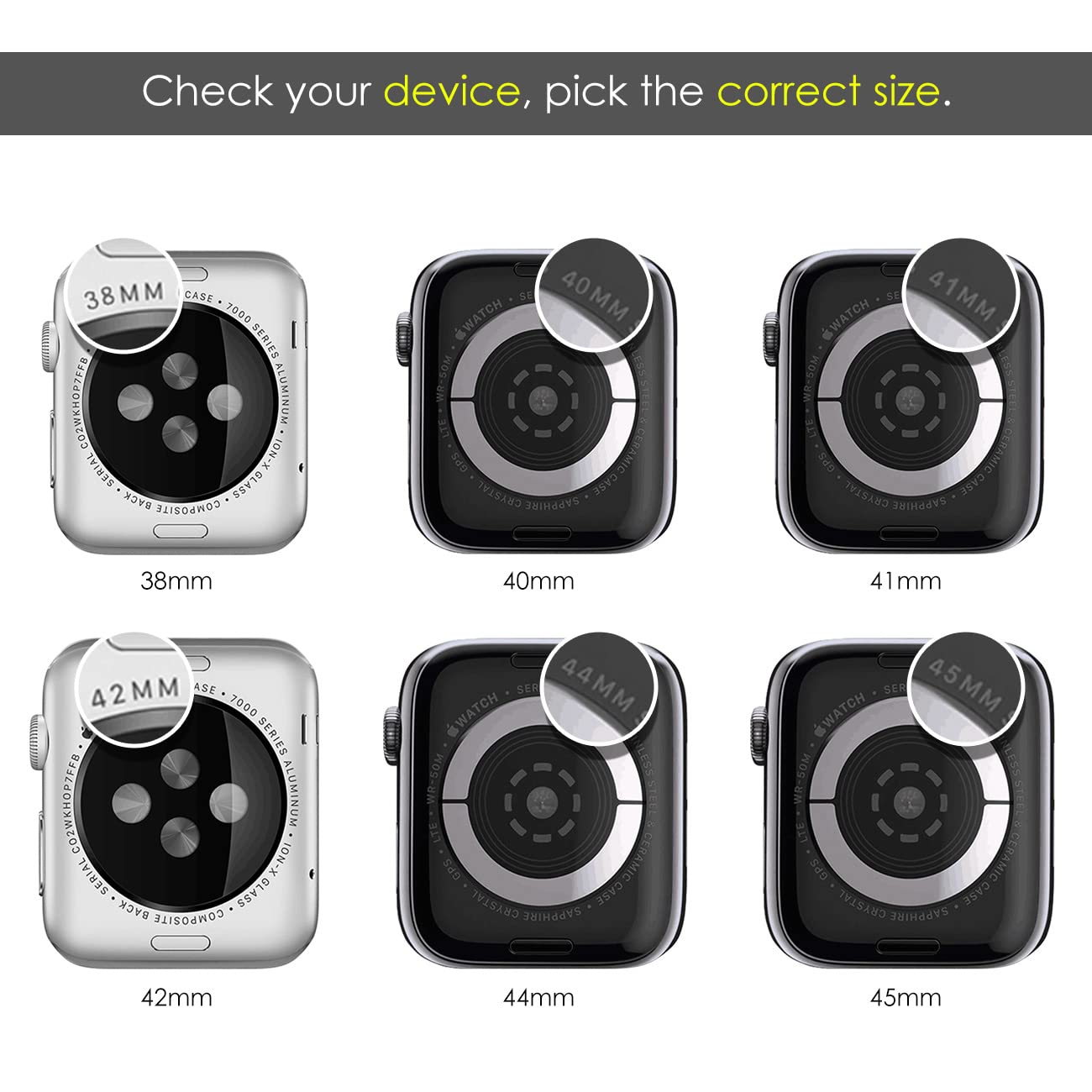 NewWays 5-Pack Bling Cases with Screen Protector Compatible for Apple Watch 42mm, Protective Cover for iWatch SE Series 6 5 4 3 2 1 (42mm, Black/Pink/Rose Gold/Silver/Iridescent)