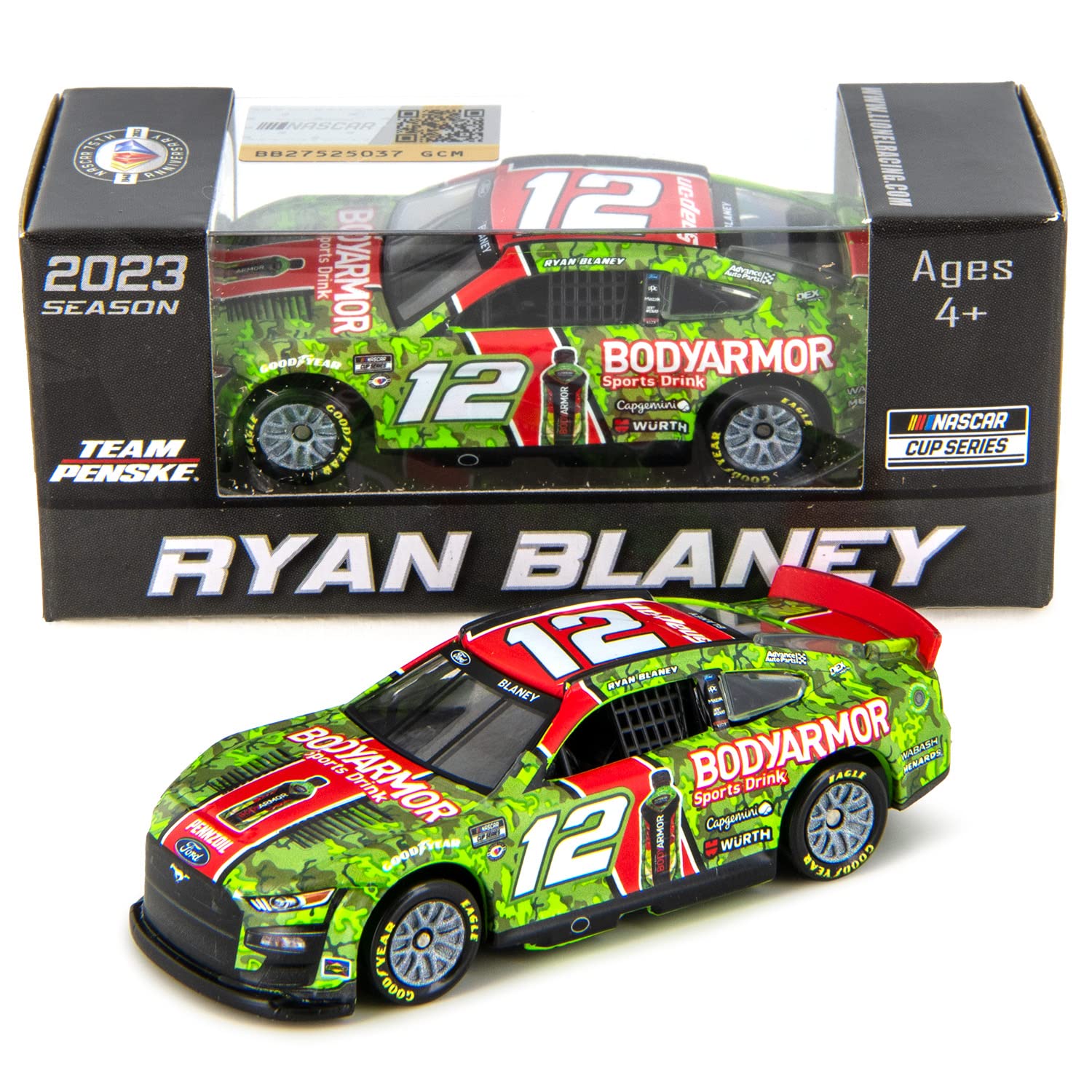 Lionel Racing Ryan Blaney 2023 BodyArmor Camo Diecast Car 1:64 Scale