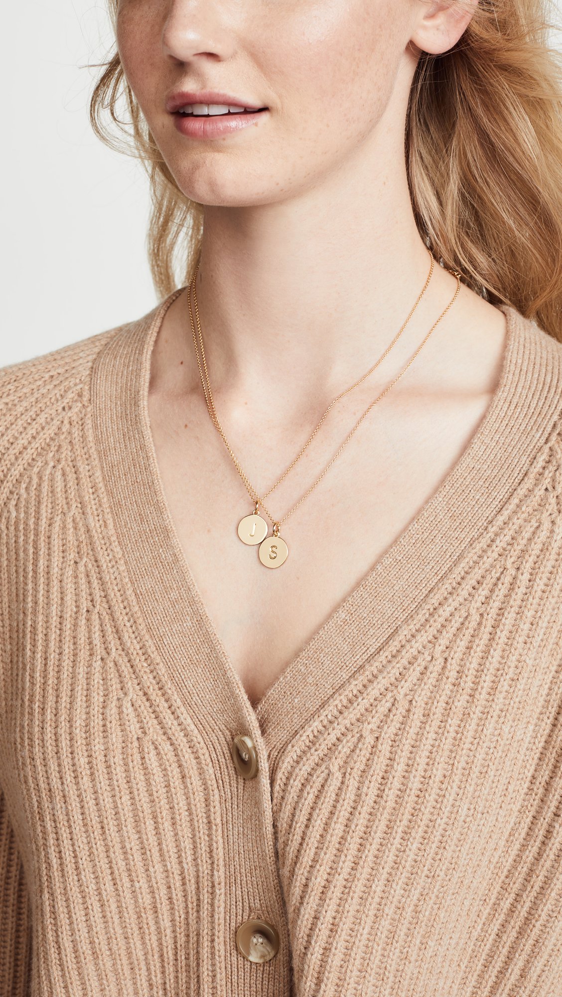 Kate Spade New York Gold-Tone Alphabet Pendant Necklace, 18"