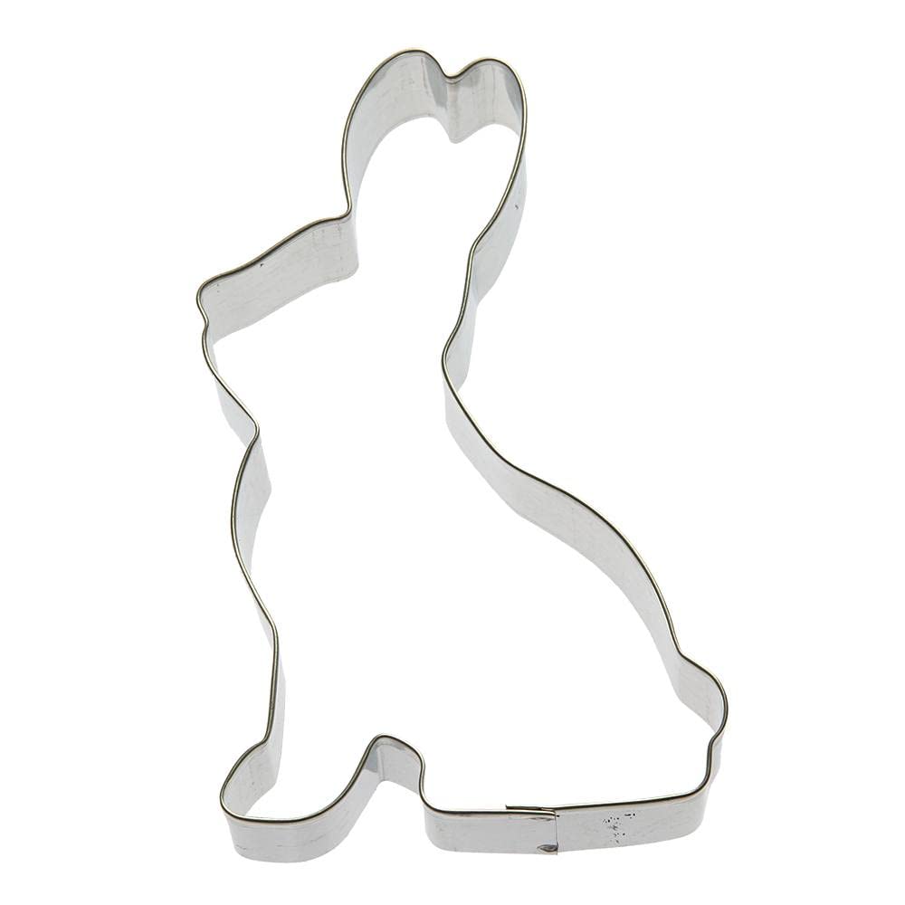 Peter Cottontail Rabbit 5 Inch Cookie Cutter from The Cookie Cutter Shop – Tin Plated Steel Cookie Cutter