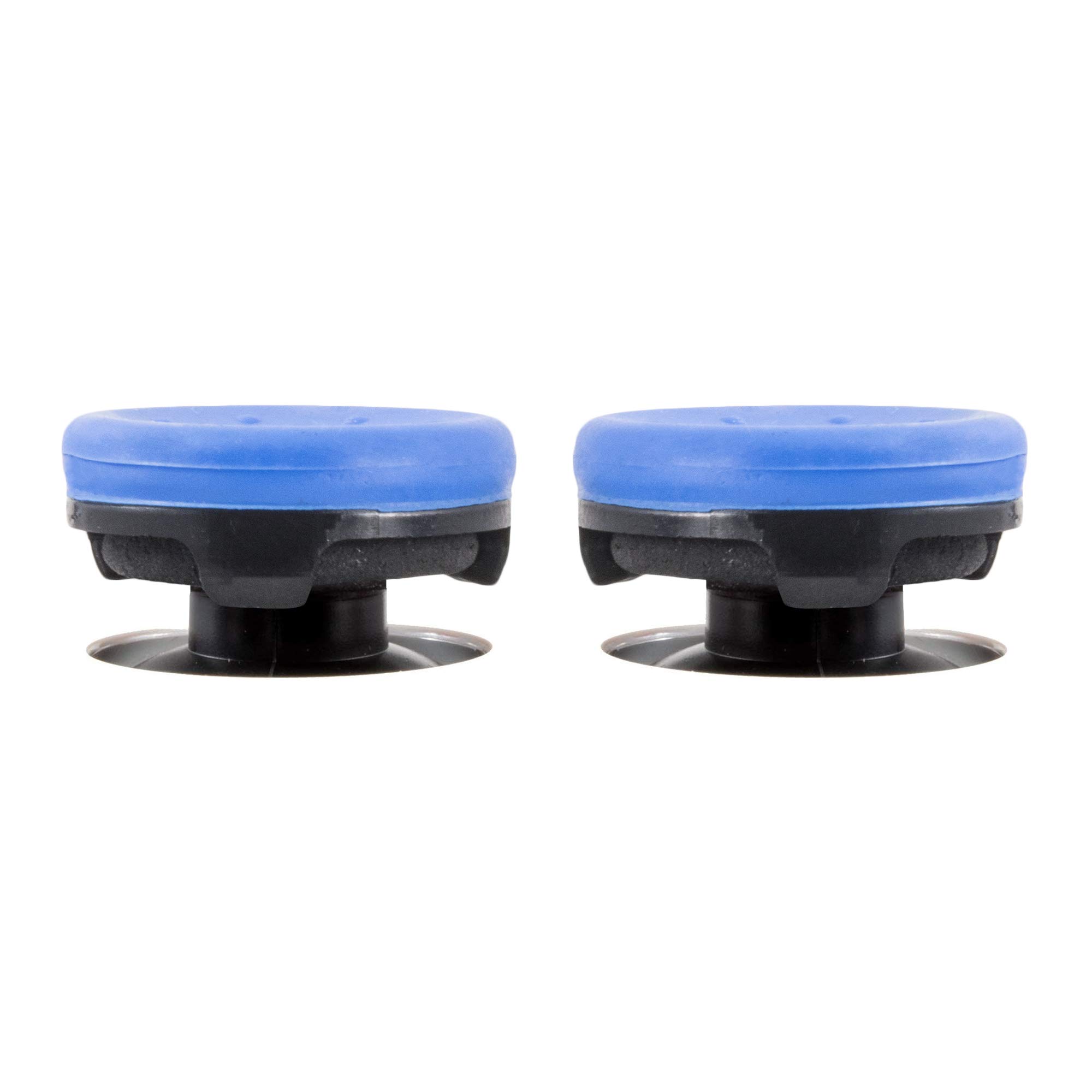 KontrolFreek Alpha for Playstation 4 (PS4) and Playstation 5 (PS5) | Performance Thumbsticks | 2 Low-Rise Concave | Blue