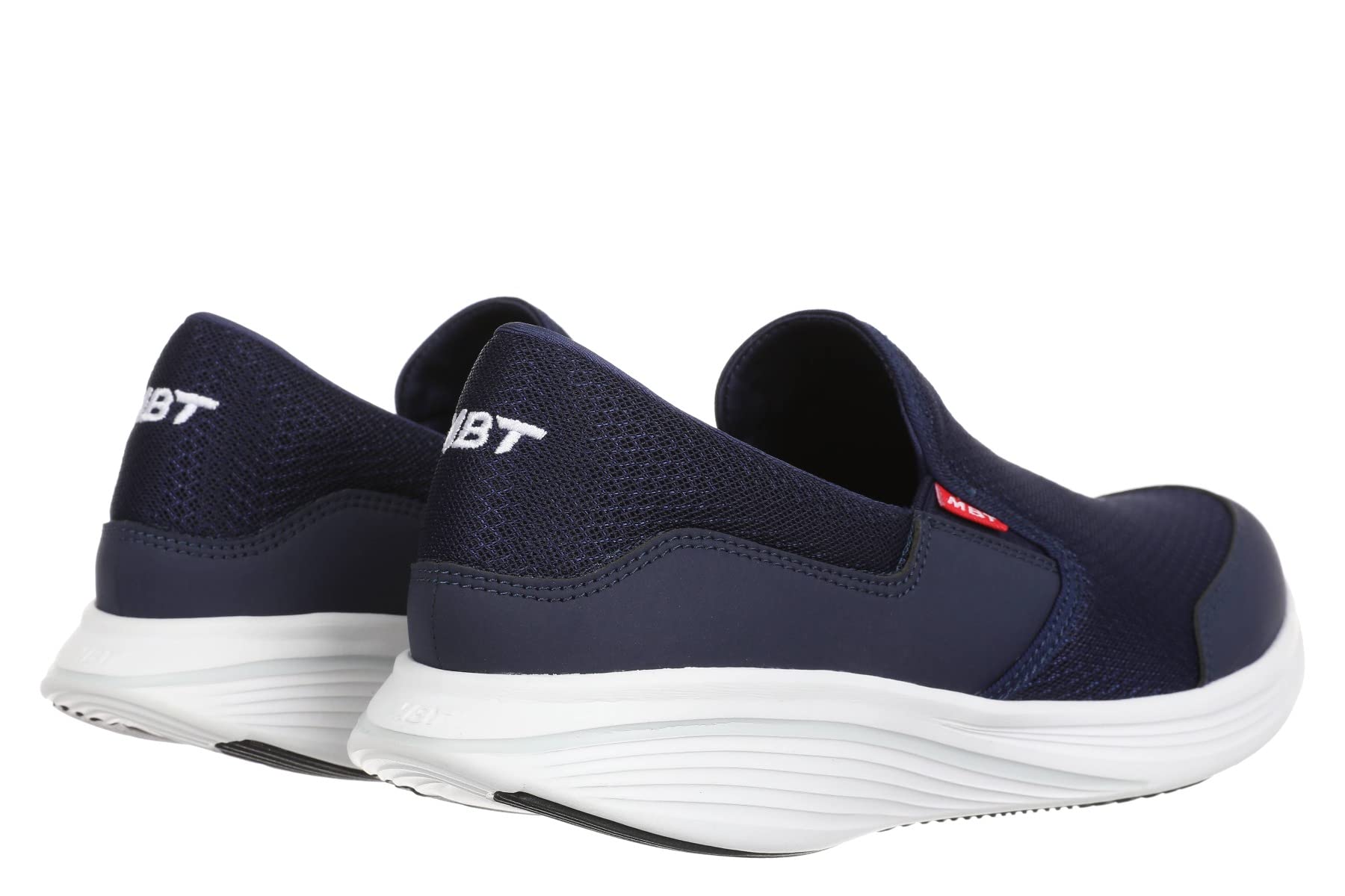 MBT Womens Modena III Leather Textile Navy Shoes 8.5 US