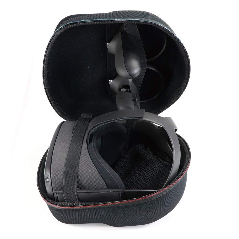 Liphontcta Carrying case for Oculus Quest, All-in-one VR Gaming Headset Storage Case and Controllers 64GB 128GB Protective Travel Box (Black)
