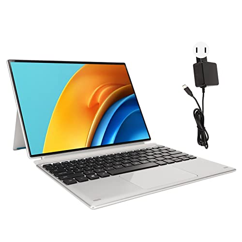 Naroote 2 in 1 Laptop, 100β240V Type C Charging Tablet Laptop 12GB RAM for Entertainment (12+512G US Plug)