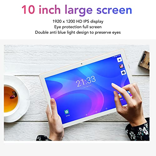 Portable Tablet, ROM 256GB Tablet 100 to 240V for Office for Children (US Plug)