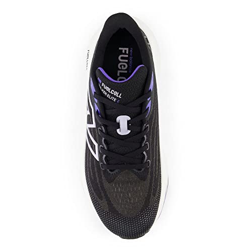 New Balance Women's WWWKELB1 Walking Shoe, Black/Electric Indigo/Grey Violet, 8