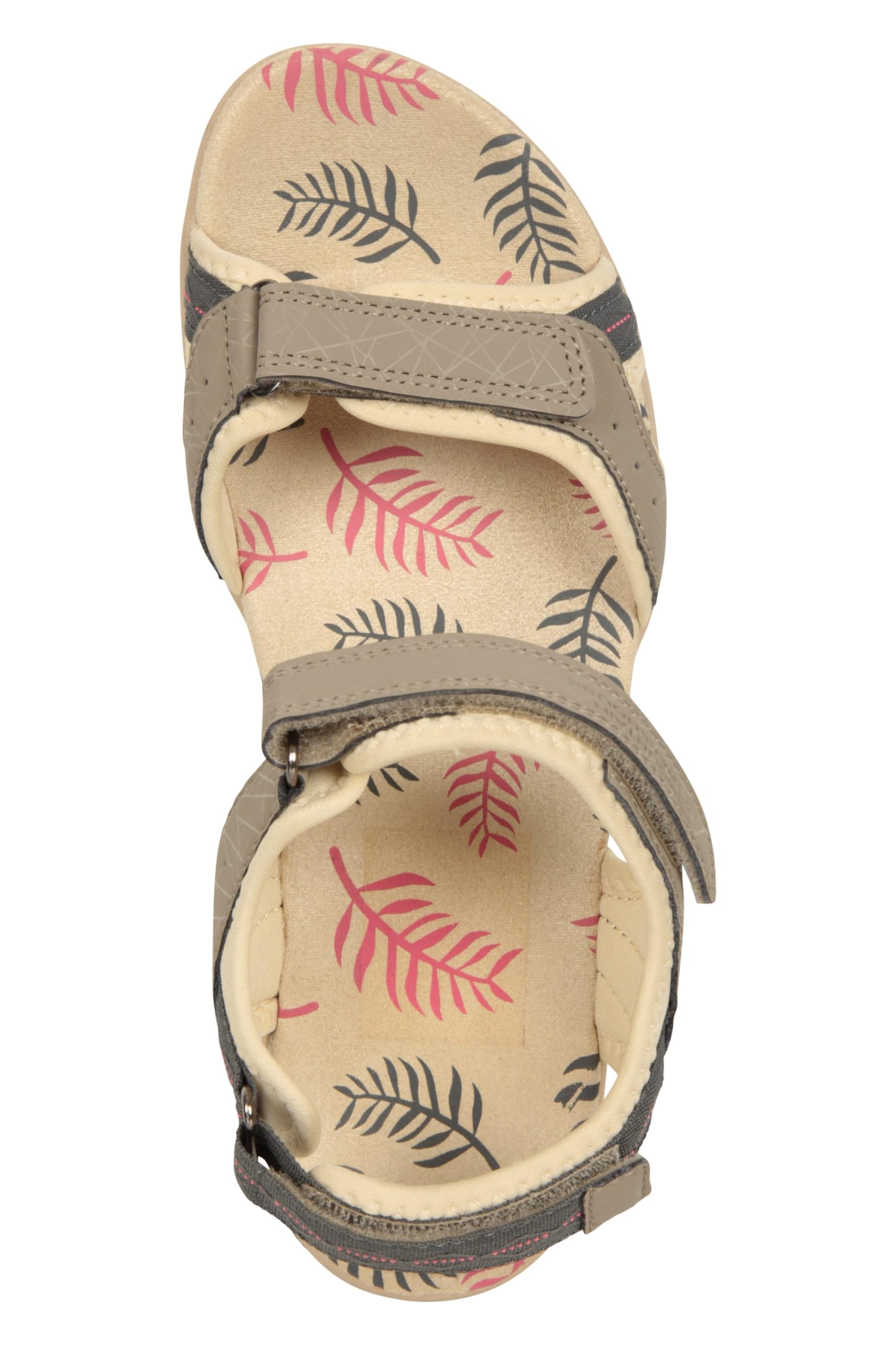 Mountain Warehouse Athens Printed Womens Sandals Beige Womens Shoe Size 8 US