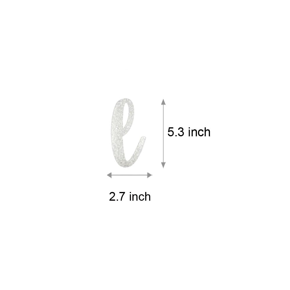 WEIANDBO Taco bout love Silvery glitter paper banner,Pre-Strung,Suitable for Mexican Fiesta Wedding Bridal Shower Gift Party Backdrop Decorations Sign.（Silvery）