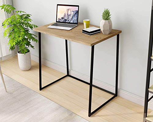 LOTCAIN 31.5" Laptop Table Office Desk Writing Study Desk, Modern Minimalist Style and Space-Saving Design for Home Office Workstations