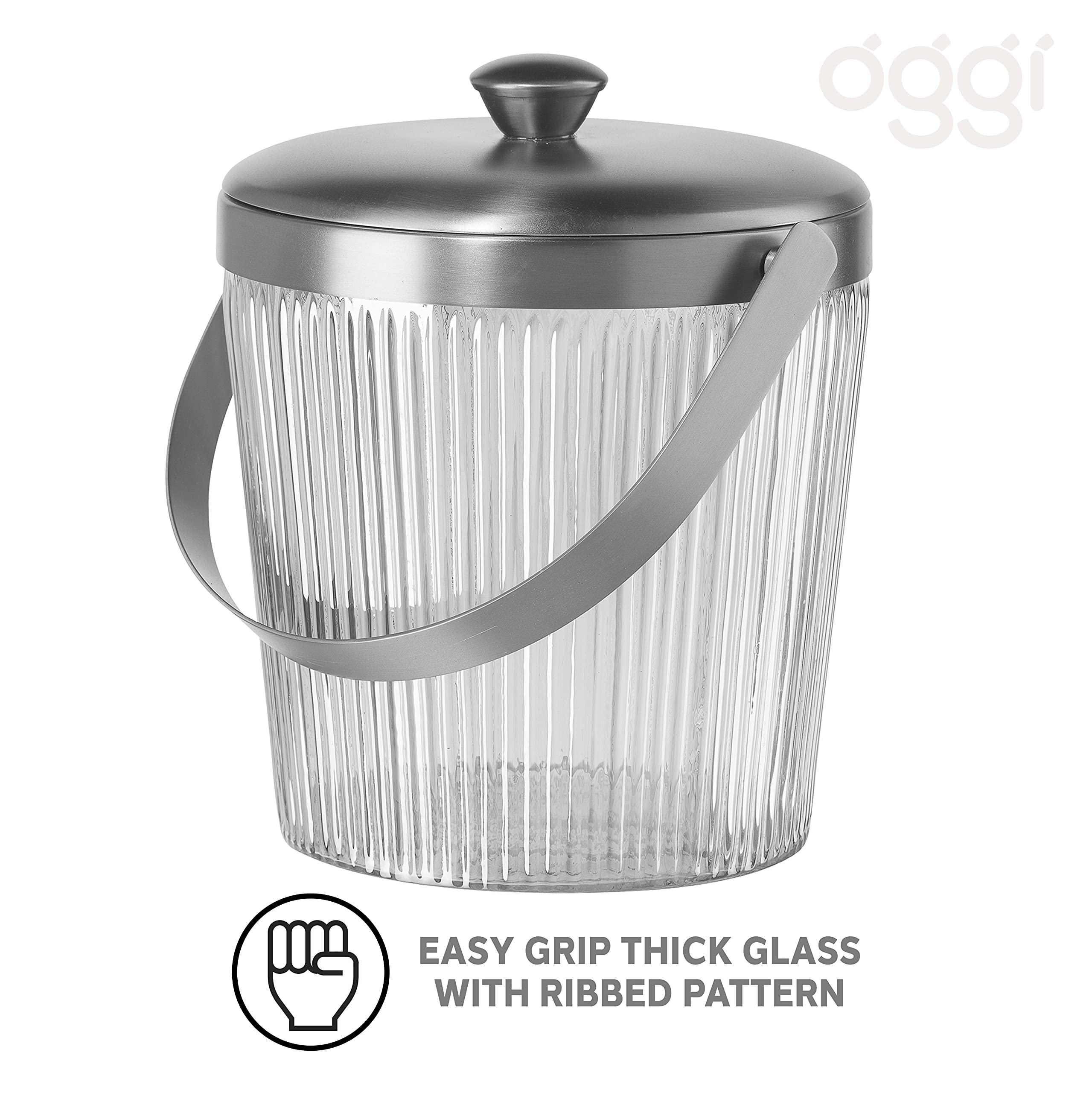 Oggi Ice Bucket, Stainless Steel