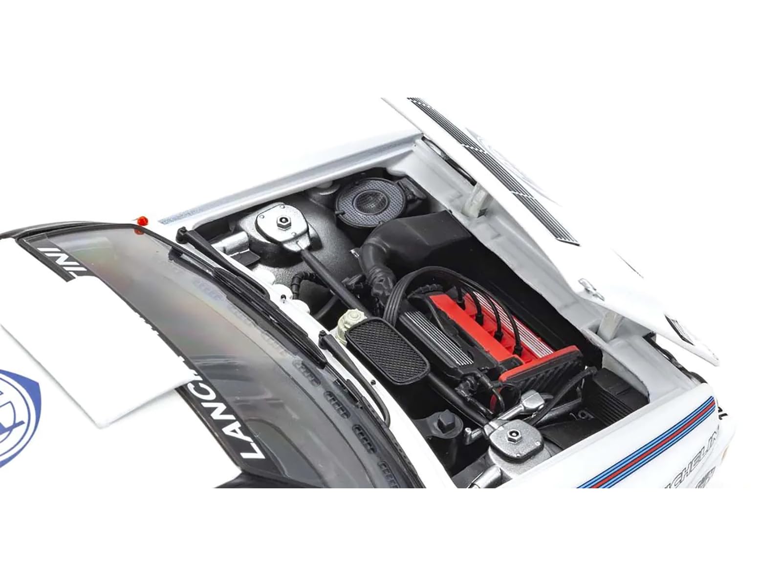 Lancia Delta HF Integrale Evoluzione Test Car White Martini Racing 1/18 Diecast Model Car by Kyosho K08348G