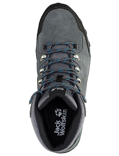 Jack Wolfskin Men's 4049841 Backpacking Boot, Grey/Black, 9