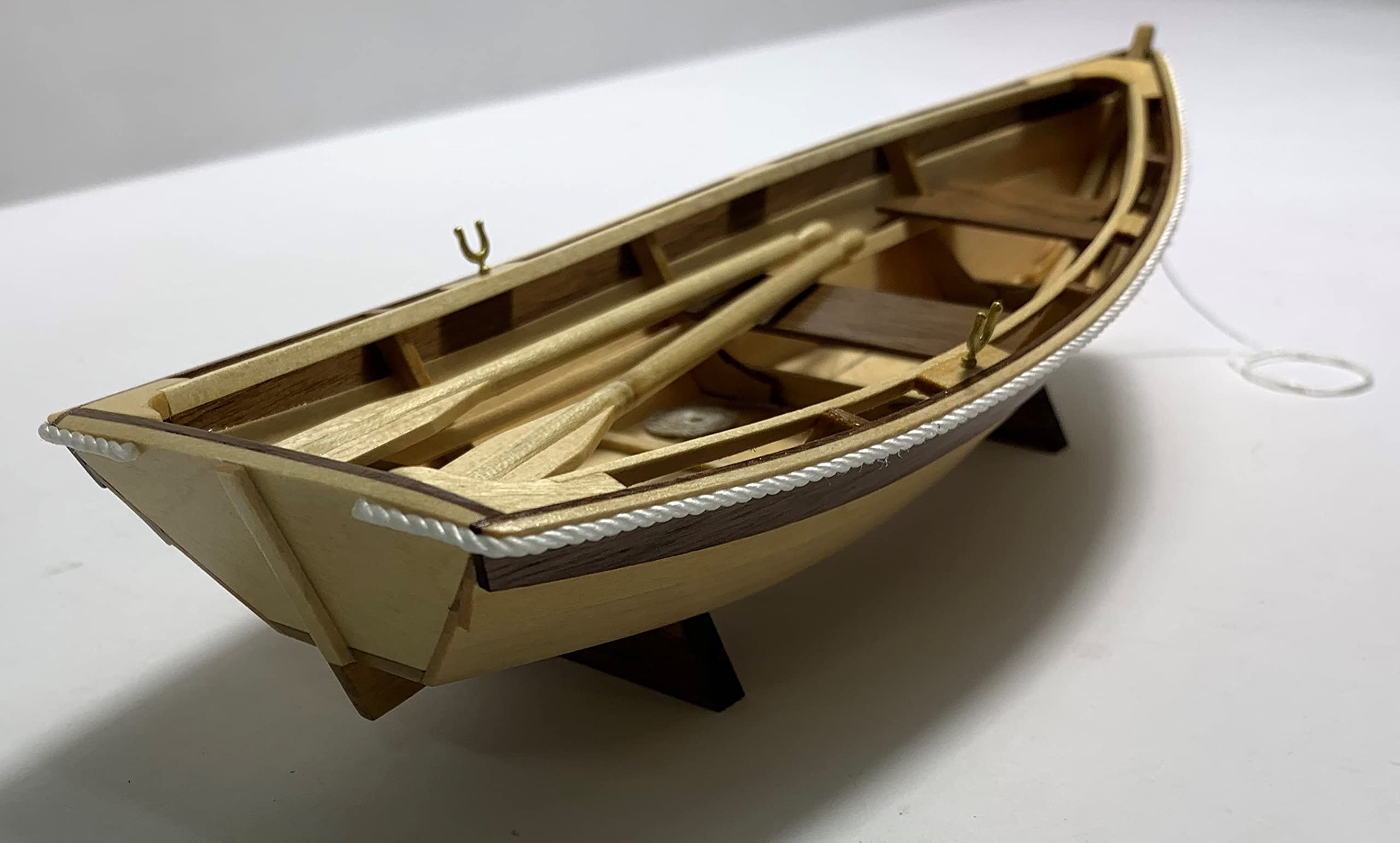 Midwest Dinghy Wooden Ship Model Building Kit for Adults DIY Woodcraft Self Assembly