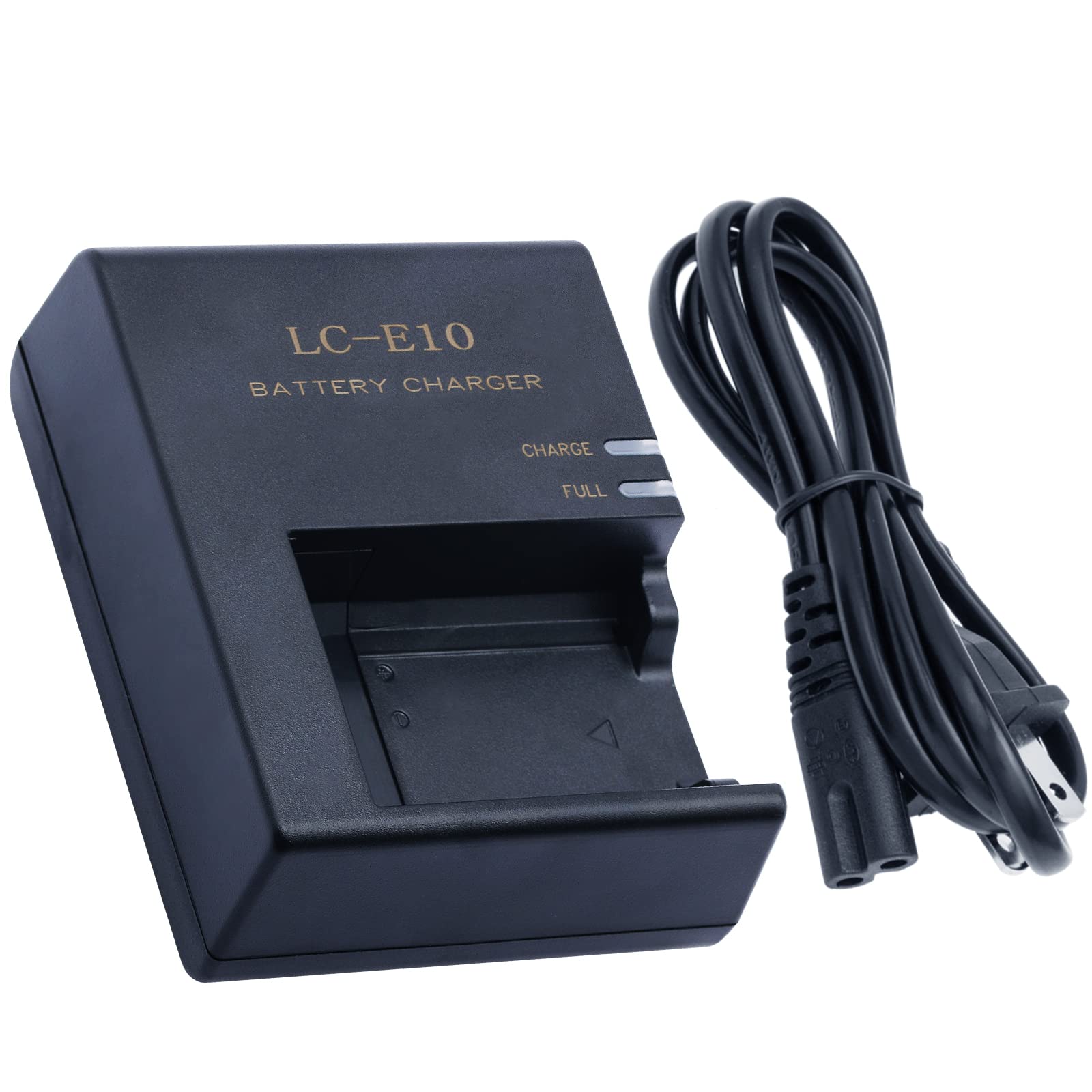 LC-E10 Battery Quick Charger for Canon: LP-E10 LC-E10C LC-E10E Battery Compatible with Canon EOS Rebel T3 T5 T6 T7 T100 1500D 2000D 3000D 4000D 1300D 1200D 1100D Cameras Power Supply