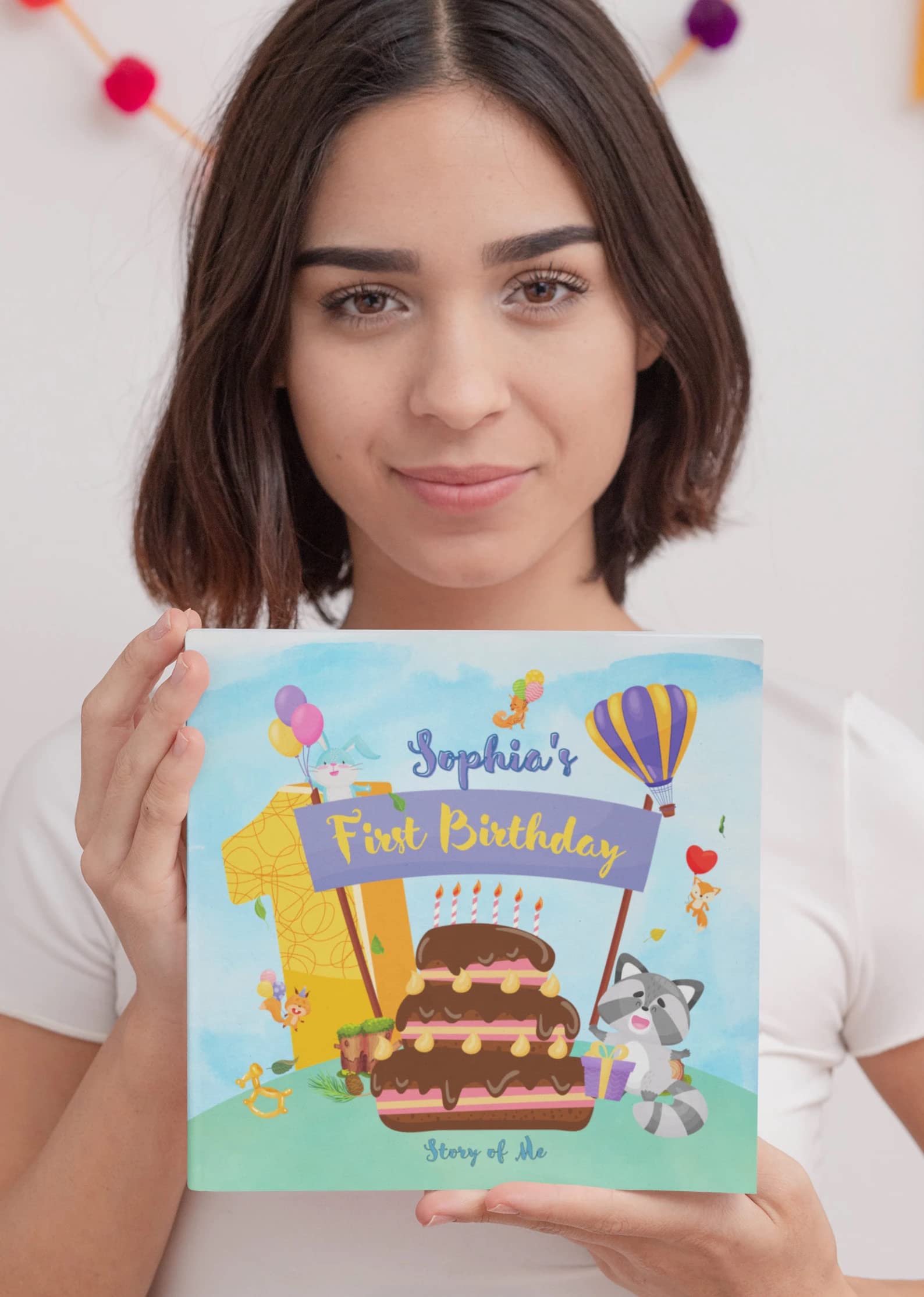 Story of Me Personalized Kids Book - My First Birthday - Kids Birthday Book Personalized with Child's Name and Other Customizations (Paperback)