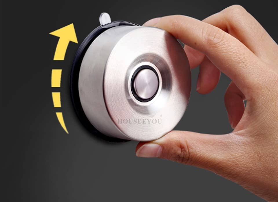 Powerful Suction Cup Magnetic Knife Holder Wall Mounted Stainless Steel Magnet