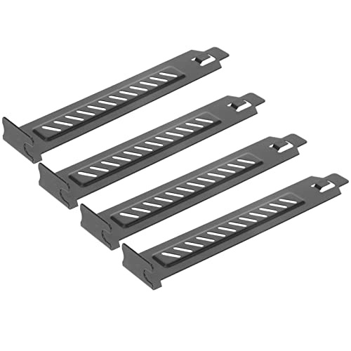 SOLUSTRE Pc Case Pc Pc Pc Stainless Steel PCI Slot Cover Hard Steel Filter Blanking Plate System Slot Blanking Panel Black RGB Computer RGB Computer Case