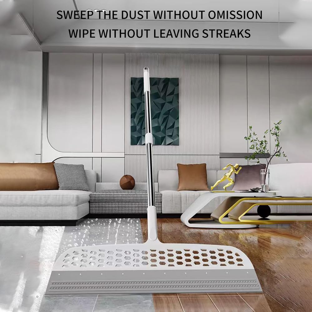 Wiper Floor Scraper Home Bathroom Magic Sweeper Double Razor Silicone Scraper Floor Cleaner
