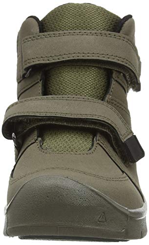 KEEN Hikeport 2 Mid Height Strap Waterproof Hiking Boot, Canteen/Balsam, 10 US Unisex Little Kid