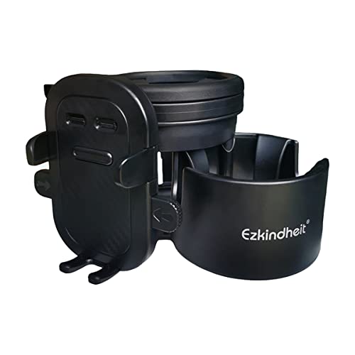 Stroller Cup Holders, Universal Drinks Holder for Strollers,Bikes, Trolleys or Walkers.Outdoor Accessories Water Bottle Holder with Mobile Phone Holder.