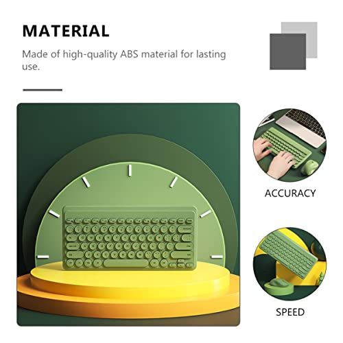 SOLUSTRE Wireless Mouse Keyboard Wired Gaming Keyboard and Mouse Combo RGB Backlit Gaming Set Led Rainbow Backlit Keyboard Portable Keyboard Office