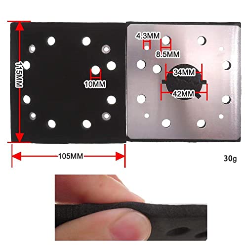 Replace 1/4 Sheet Sander Pad Backing Plate For DeWalt 151284-00 151284-00SV DW411 D26441 DW412