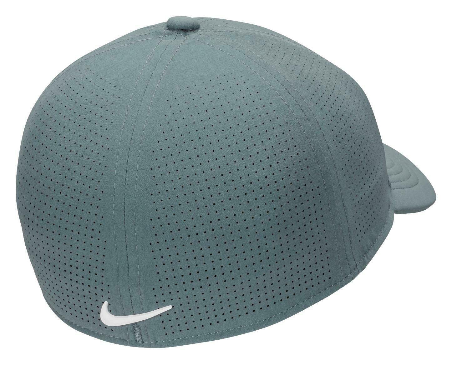 Nike Men's Adult Tiger Woods Legacy91 Golf Dri Fit Flex Fit Cap Hat (as1, Alpha, l, x_l, Gray, Large/X-Large)