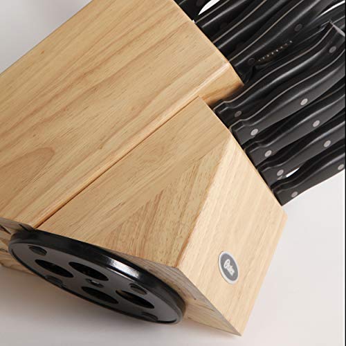 Oster Huxford Cutlery, 22 Piece, Black