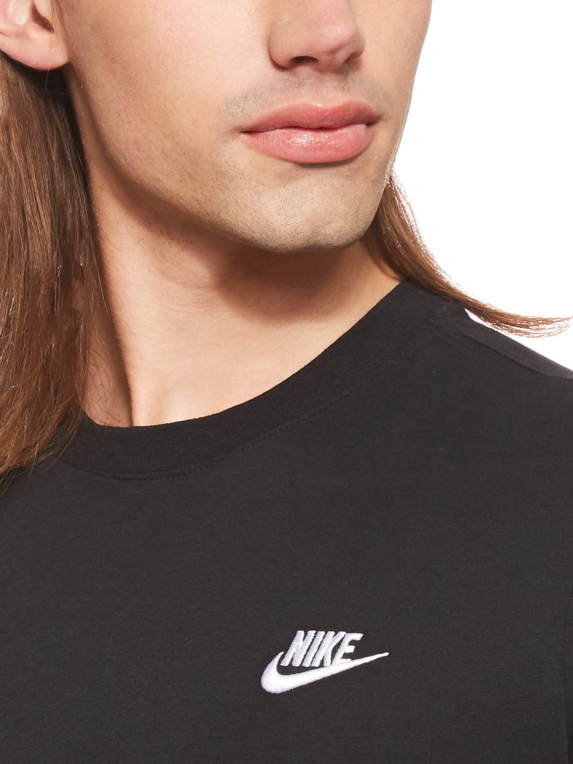 Nike Men's Sportswear Club T-Shirt (as1, Alpha, m, Regular, Regular, Green, Medium)