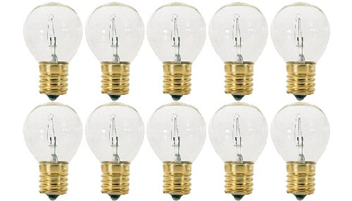 KOR S11/N - Clear (E17) Intermediate Base Hi-Intensity Light Bulbs (40)