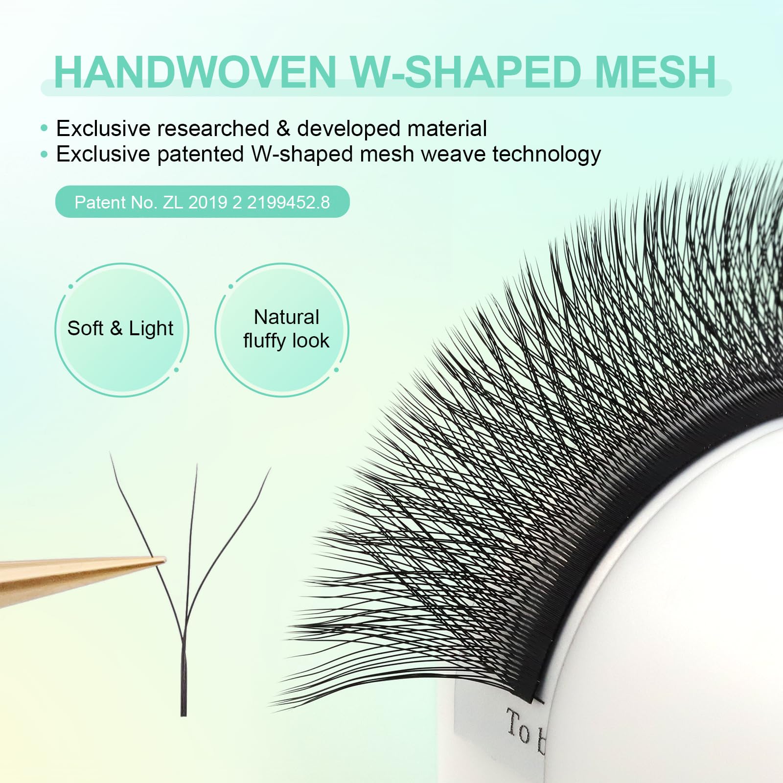 NAGARAKU W Eyelash Extension 3D Volume Premade Fan 0.07mm C curl 8-12mm mix Faux Mink Matte Black Cluster Easy Fanning yy Eye Lashes