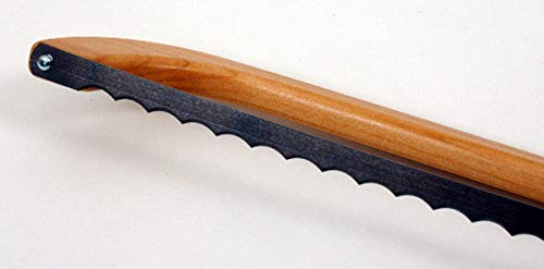 Out of the Woods of Oregon Solid Red Alder Knife Board and Bread Slicer Set for Slicing Home-made Bread